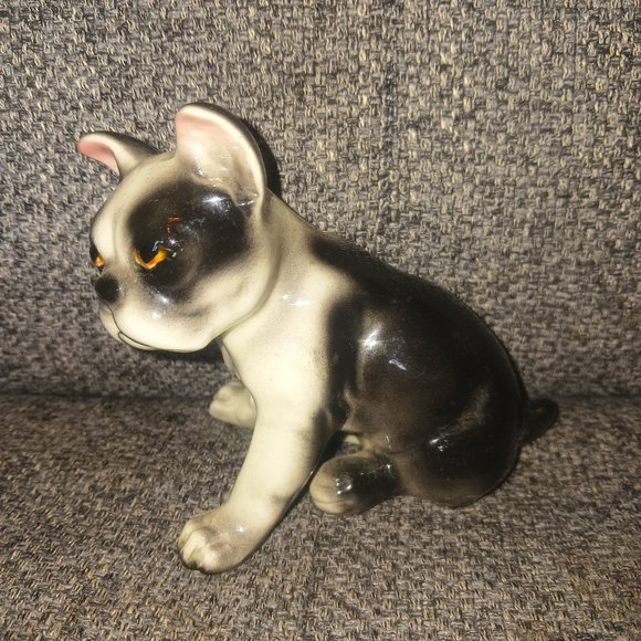 Accents | Vintage Boston Terrier Puppy Ceramic Figurine | Poshmark